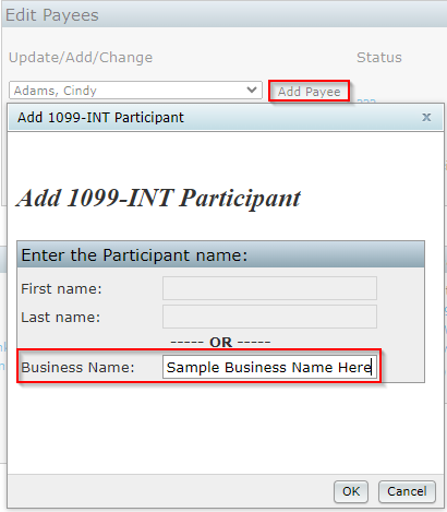 1099 Software User Guide