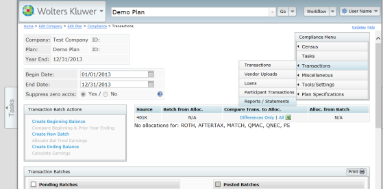 Compliance Software User Guide
