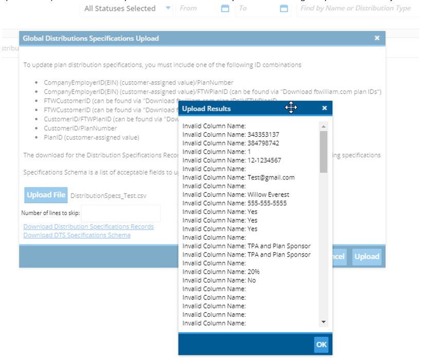 Once your spreadsheet has been successfully uploaded, you will receive ...