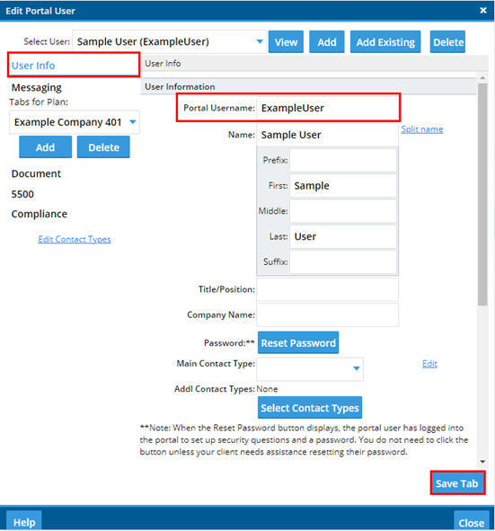 Portal User Guide